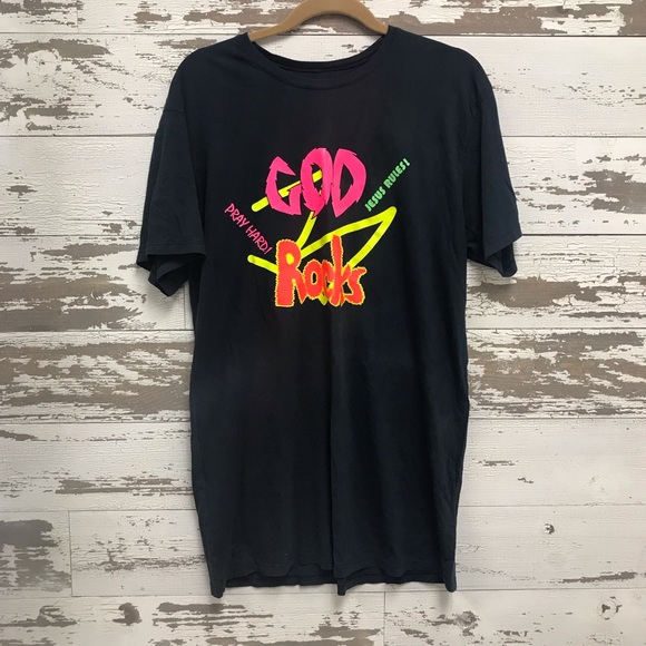 Tops | Opening Ceremony God Rocks Tee | Poshmark